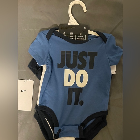 Nike | One Pieces | Nwt Nike 3mo Old Boys Onesies Set | Poshmark